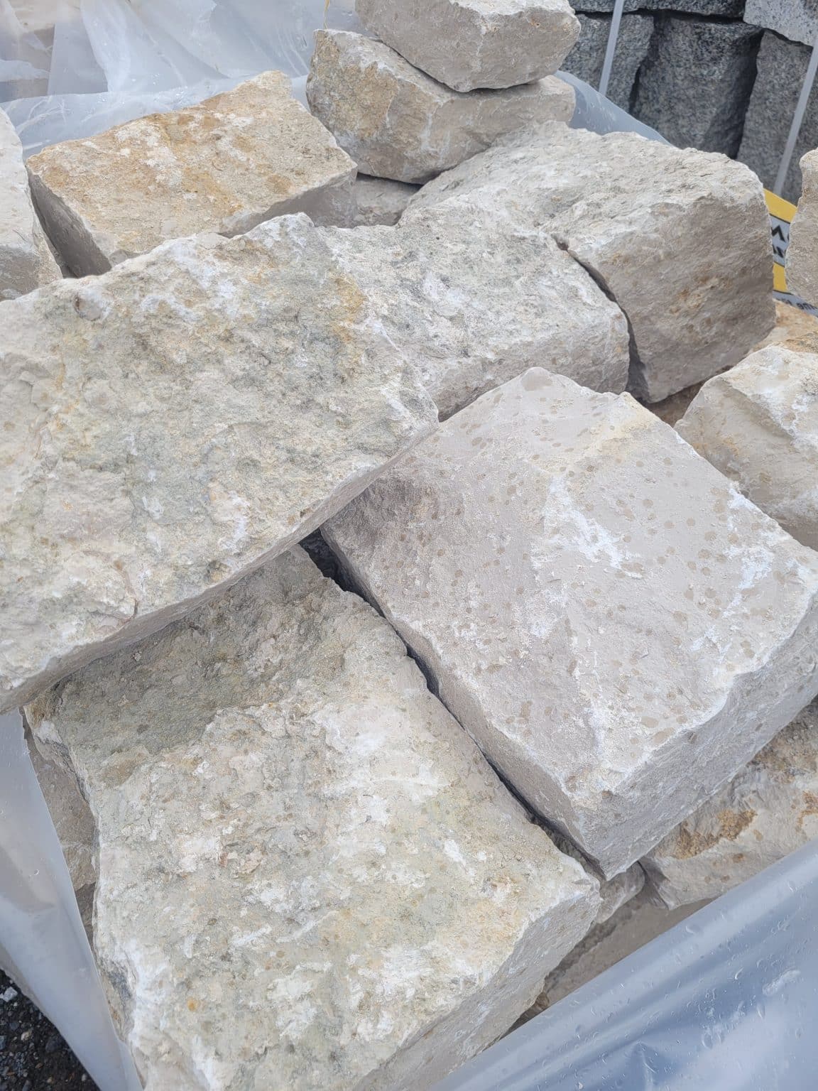 Marmor Mauerstein, gespalten, klein - BollerRocks