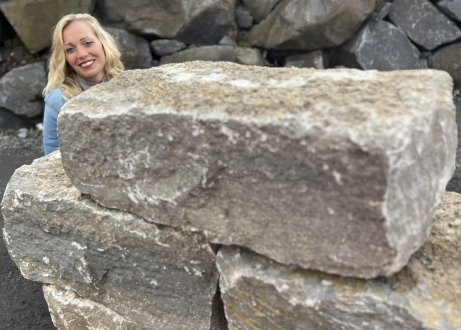 Muschelkalk Quader edel 30 – 40 - BollerRocks