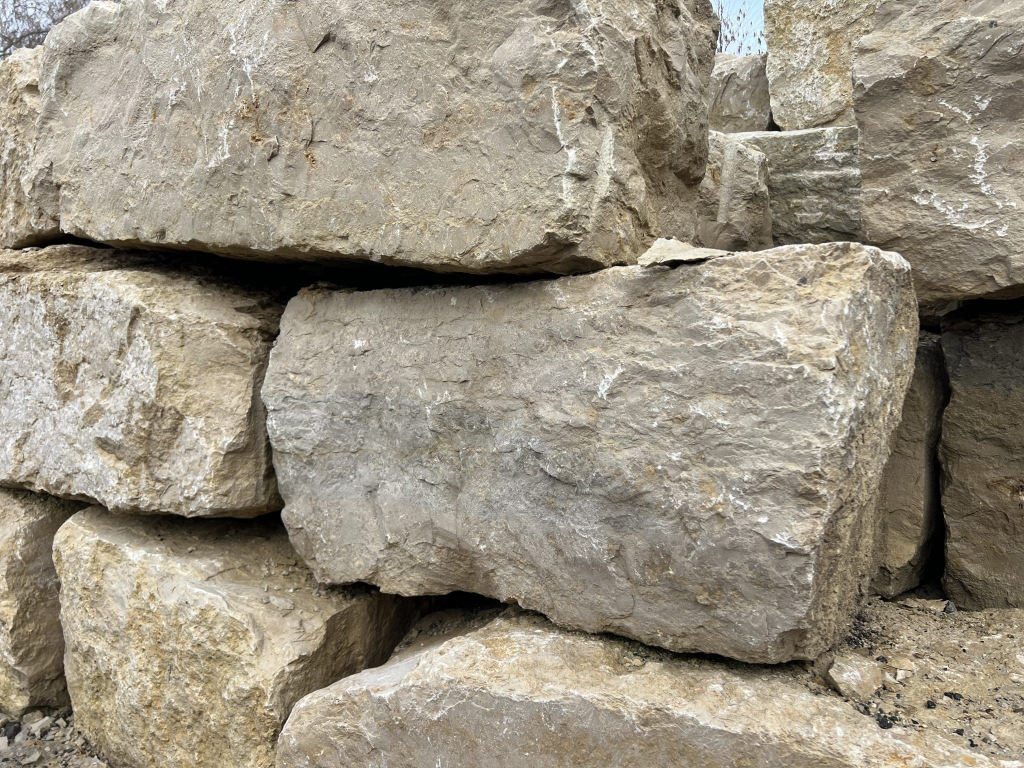 Jura Marmor Quaderstein Baustein Naturstein Steinblock auf Lager