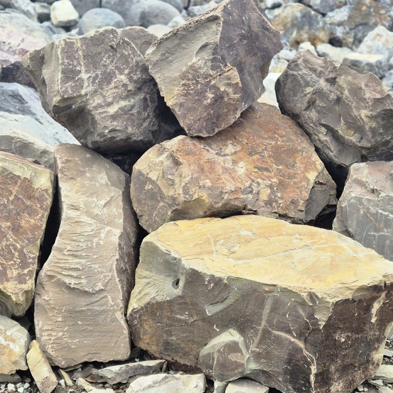 Bergische Grauwacke Bruchstein Gestaltungsstein sofort Lieferbar!