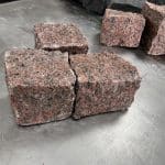 Granit Pflasterstein rot